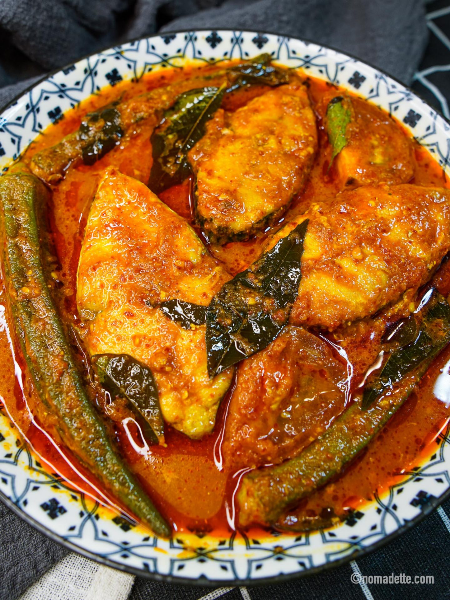 Asam Pedas Singapore Recipe Spicy Tamarind Fish Nomadette