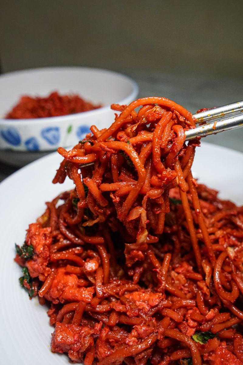 Dry Mee Siam Goreng | Malay stir fried vermicelli - Nomadette