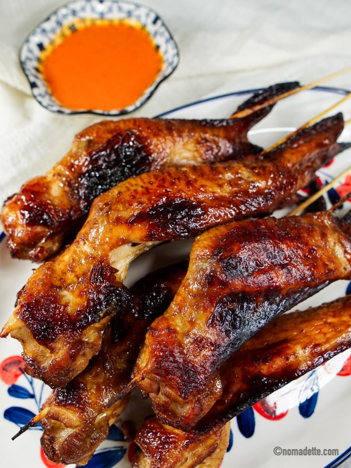 Singapore Hawker BBQ Wings with Chilli Dip Recipe | Best Asian Wings ...