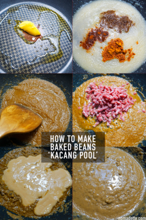 Baked Beans 'Kacang Pool' | Easy Malay bean stew - Nomadette