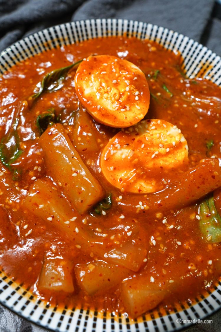 Rice Paper Tteokbokki - Nomadette