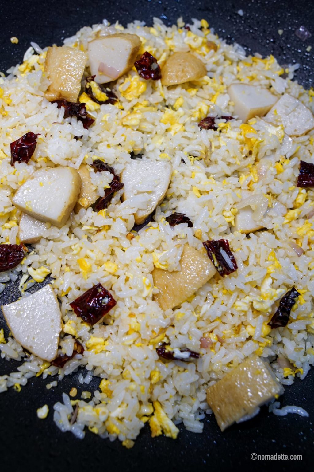 Easy Dried Chilli Fried Rice | Nasi Goreng Cili Kering - Nomadette