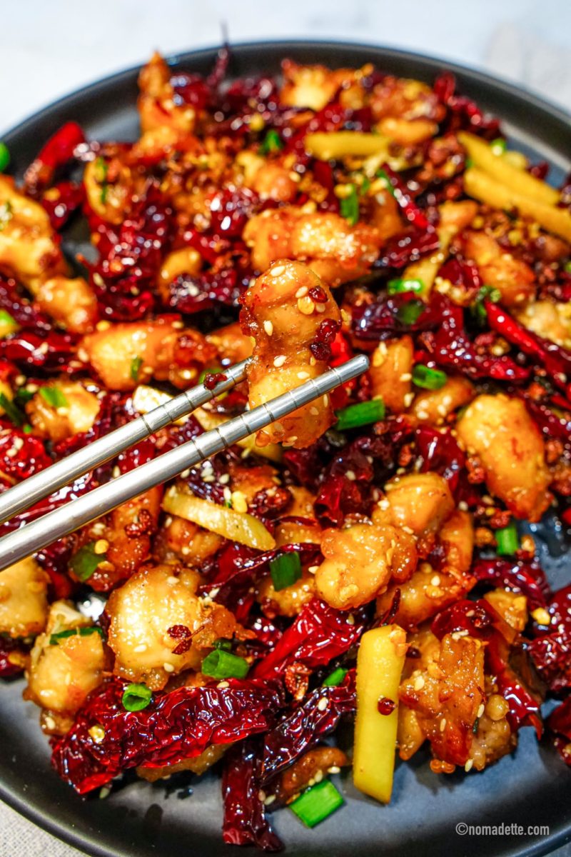 Easy La Zi Ji | Sichuan Mala Fried Chicken - Nomadette