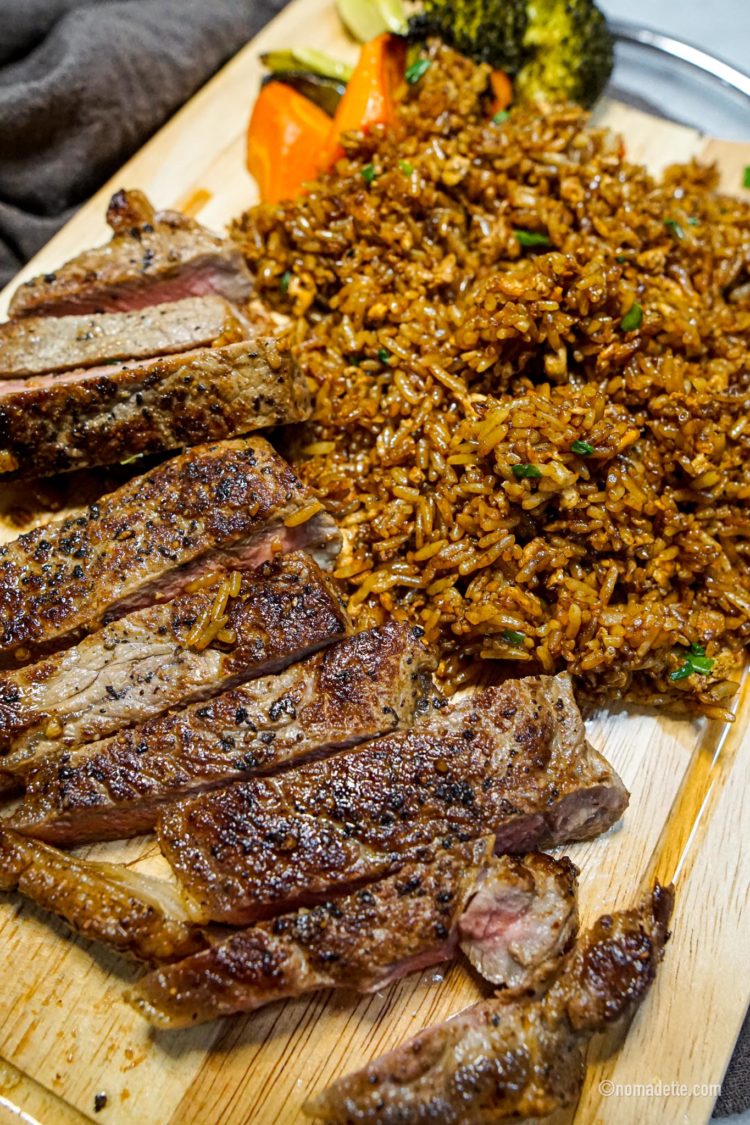 Steak and Heart Attack Fried Rice - Nomadette