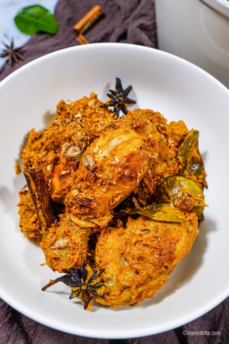 Authentic Chicken Rendang - Nomadette