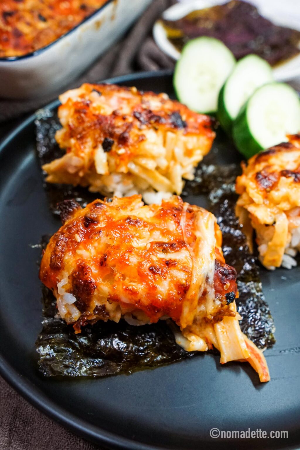 Spicy Kani Mayo Rice Paper Boats - Nomadette