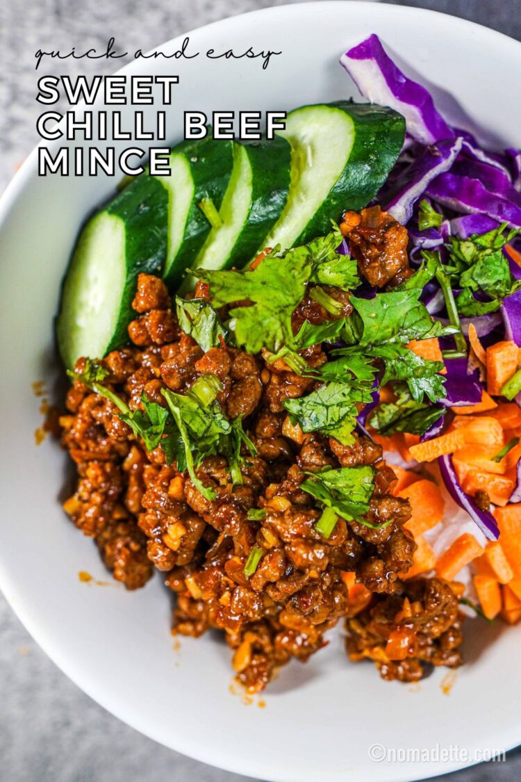Sweet Chilli Beef Mince - Nomadette