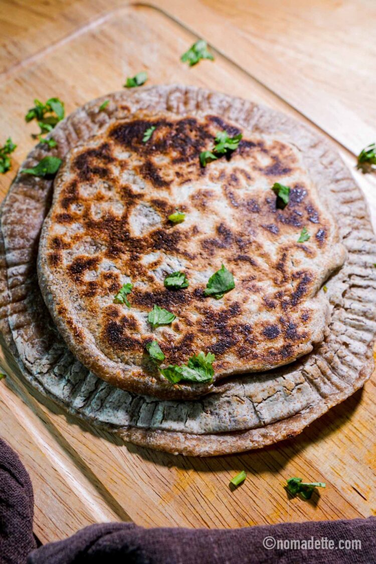 Stuffed Prata (instant frozen prata recipe!) - Nomadette