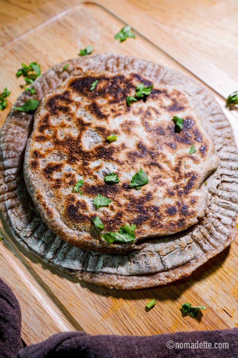 Stuffed Prata (instant frozen prata recipe!) - Nomadette