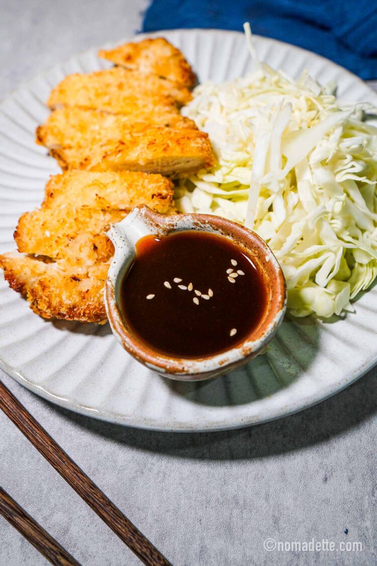 Homemade Tonkatsu Sauce - only 4 ingredients! - Nomadette