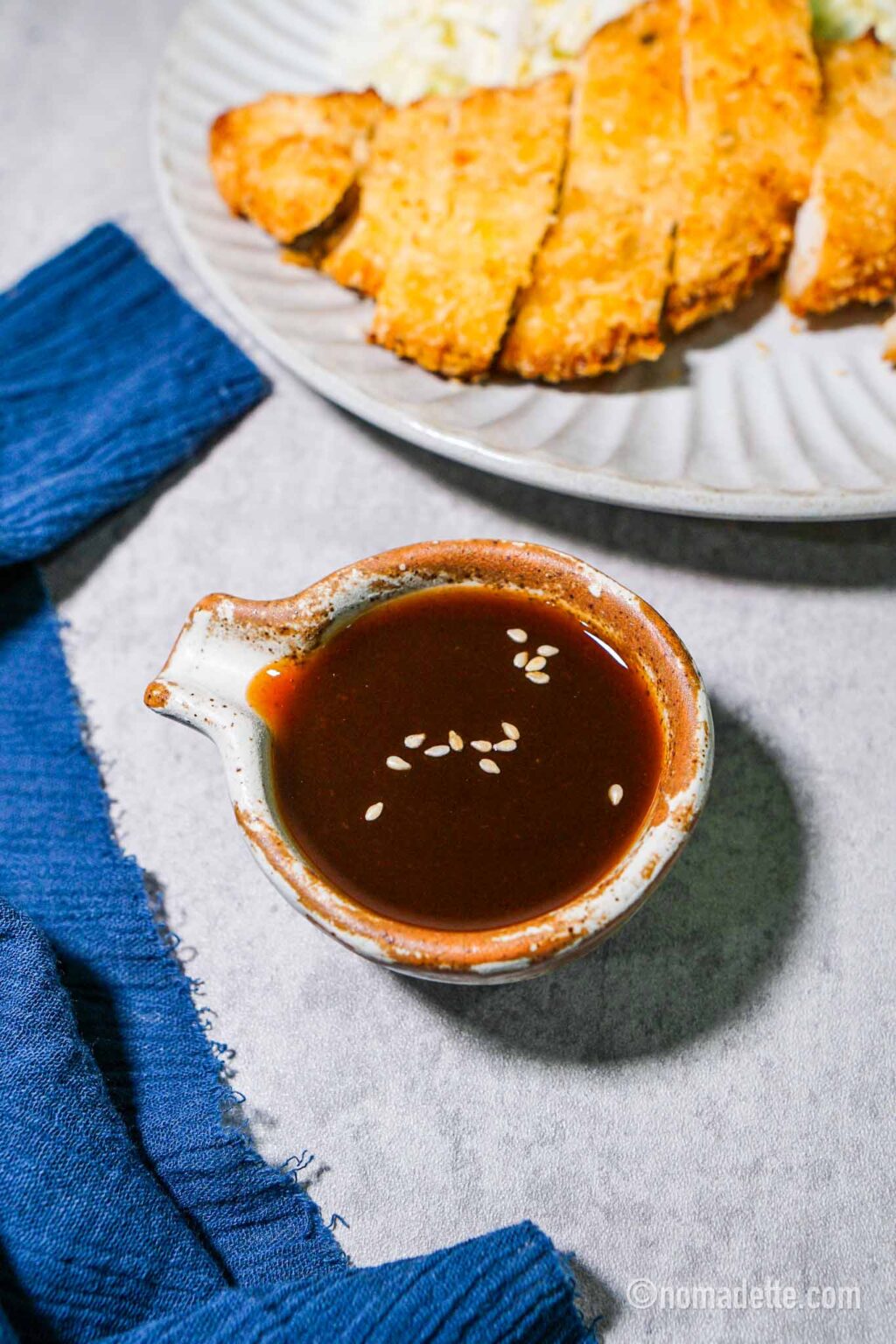 Homemade Tonkatsu Sauce - only 4 ingredients! - Nomadette
