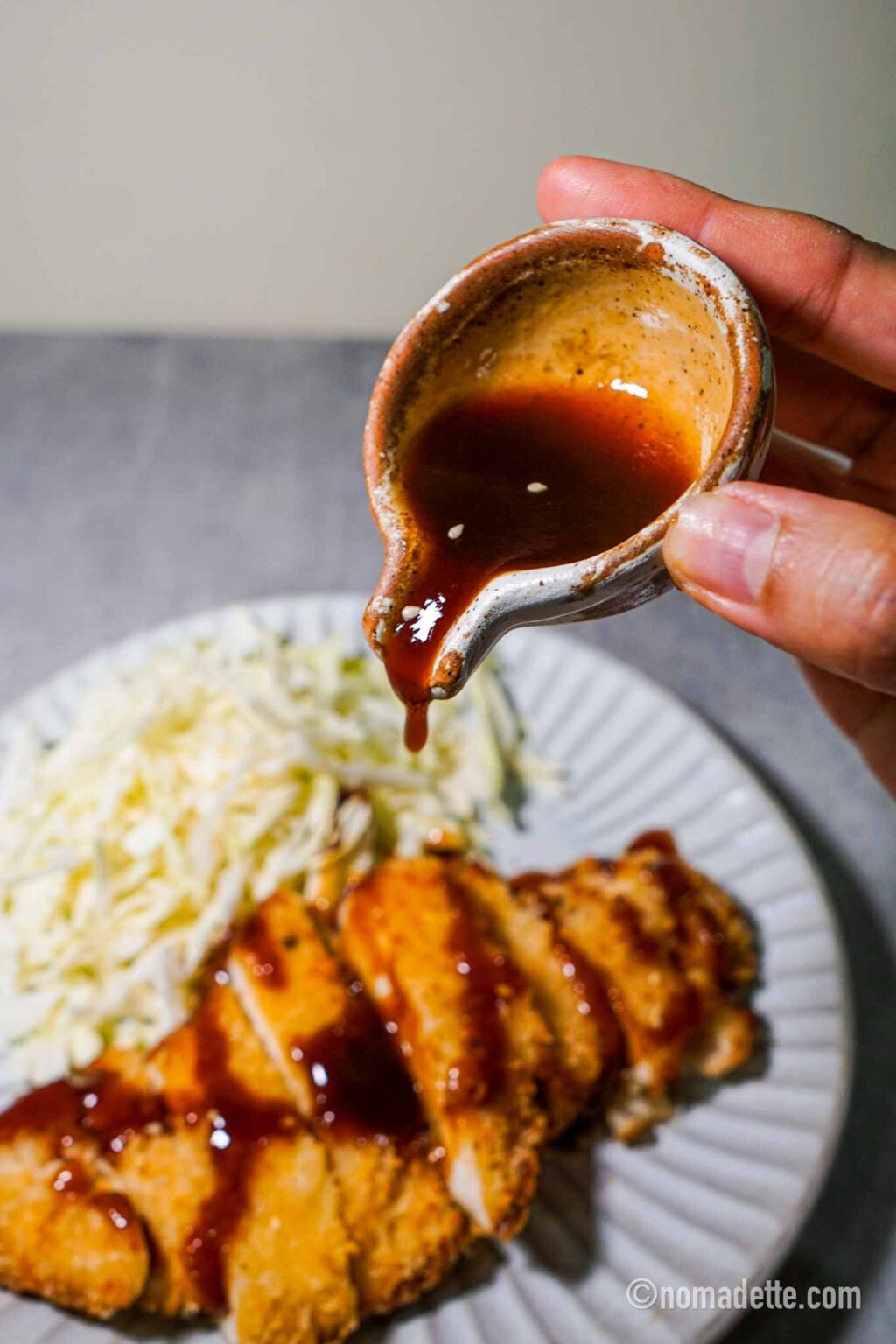 Homemade Tonkatsu Sauce - only 4 ingredients! - Nomadette