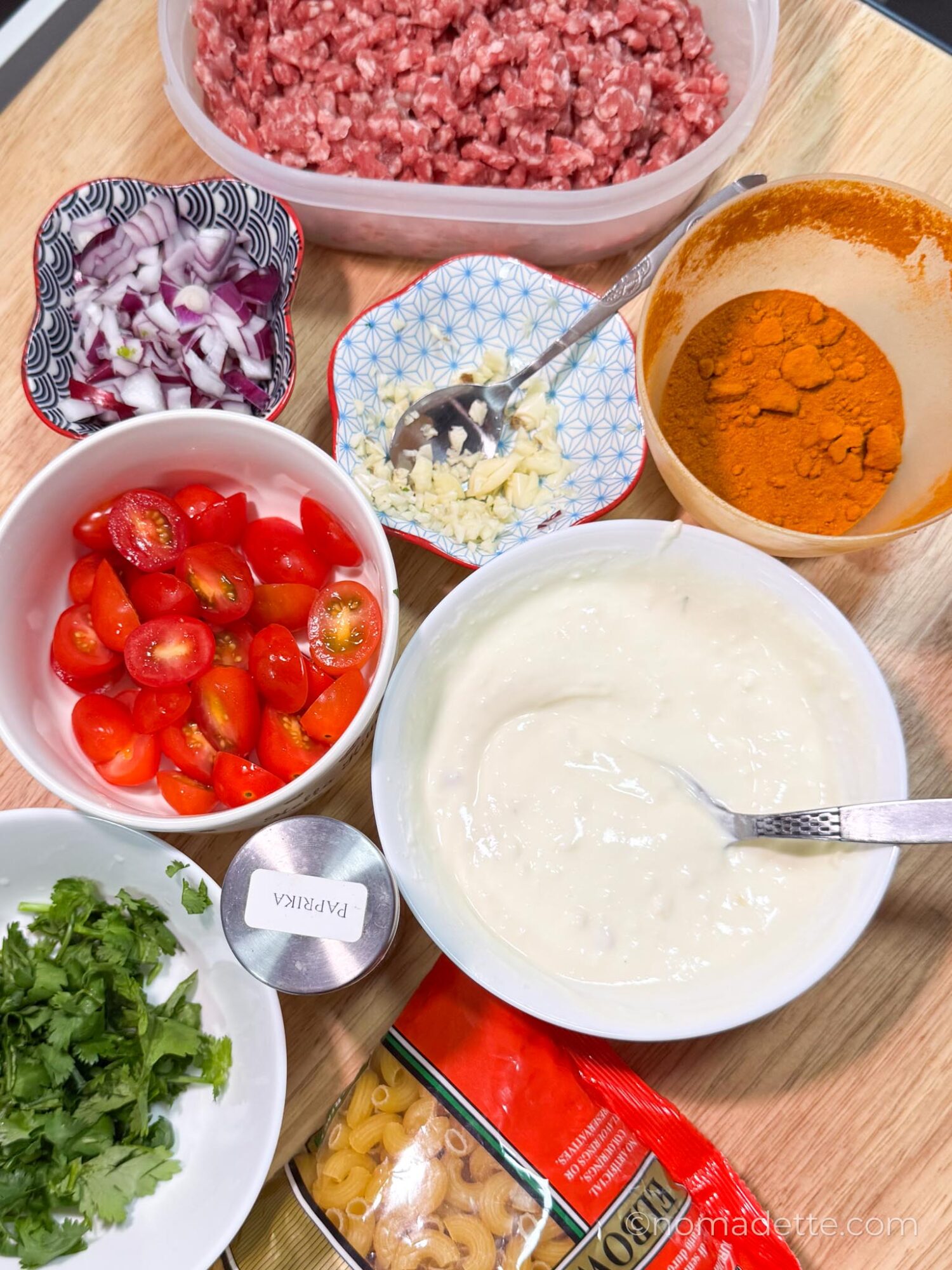 Manti-inspired Turkish Pasta (the viral Anna Paul recipe!) - Nomadette