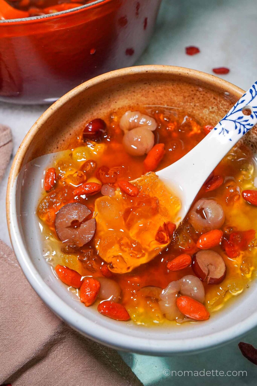 Peach Gum Dessert - Nomadette