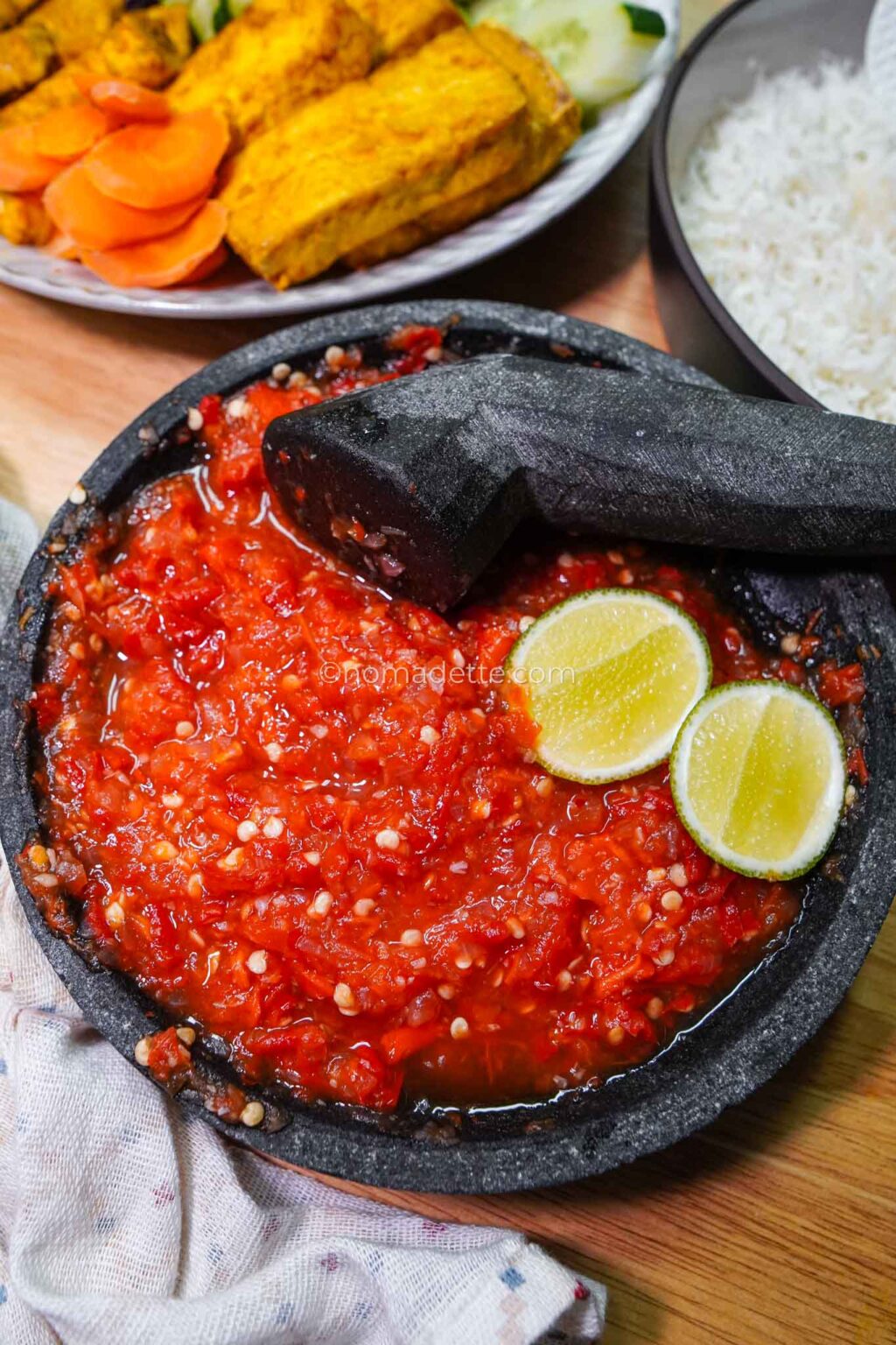 The BEST Sambal Belacan! (with tips and tricks) - Nomadette